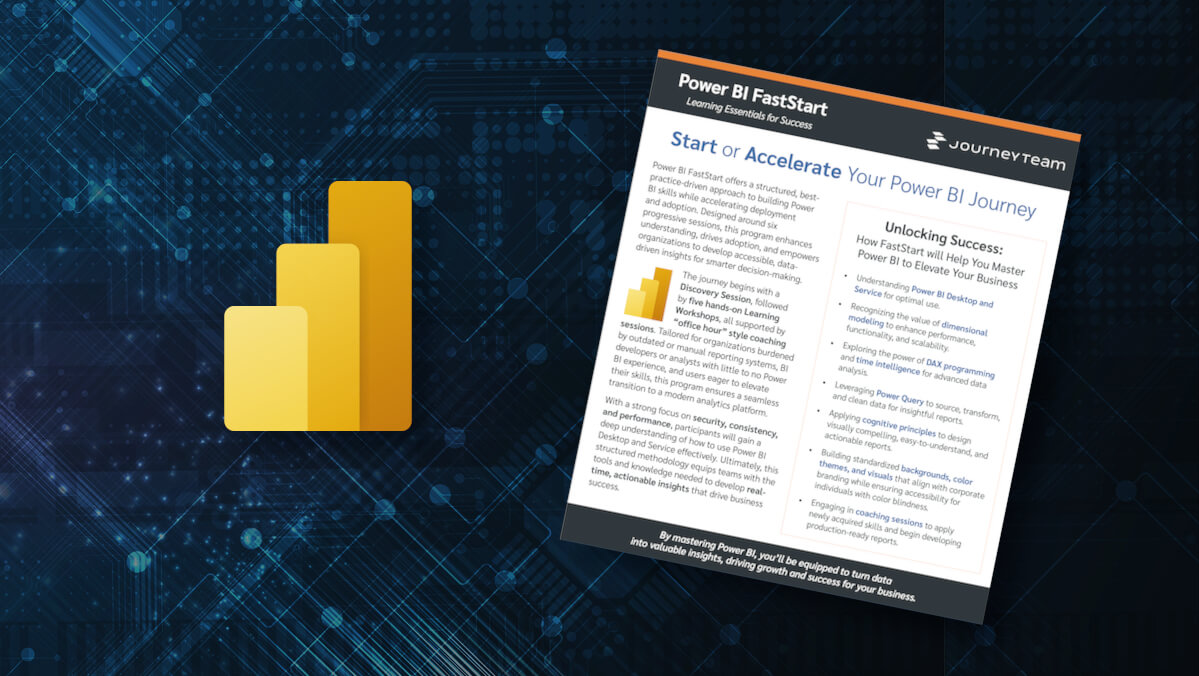 PowerBI FastStart Overview - JourneyTeam